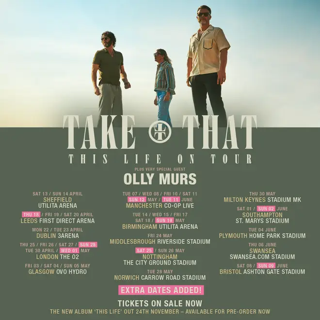 Take That Tour 2024 Tickets - Toni Agretha Take That Tour 2024 Tickets - Toni Agretha
