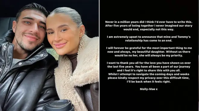 What happened with Molly-Mae and Tommy Fury? Their split explained - Heart What happened with Molly-Mae and Tommy Fury? Their split explained - Heart